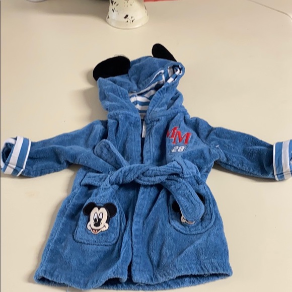 Disney | Pajamas | Disney Store 69m Robe Mickey Mouse Blue | Poshmark